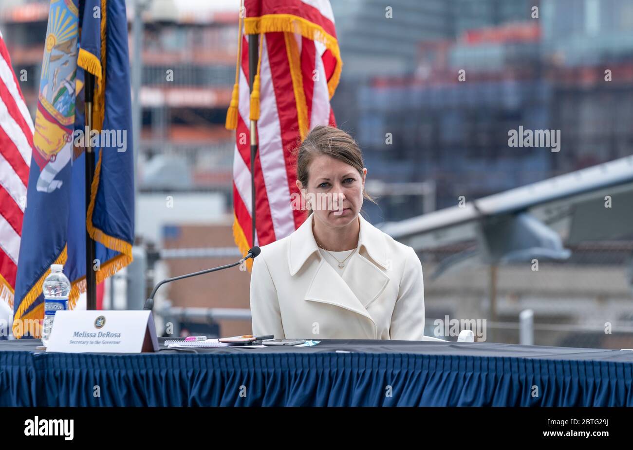 New York, NY - May 25, 2020: Secretary to the Governor Melissa DeRosa ...