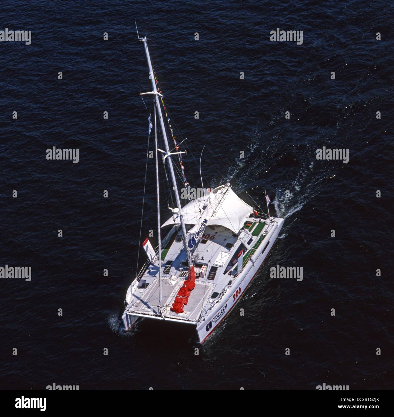 Catamaran, River Seine, Normandy, France Stock Photo - Alamy