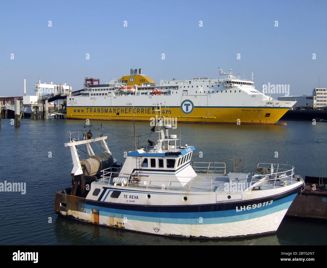 Transmanche, Cross Channel Ferry, Fishing Boat, Le Havre, Normandy ...