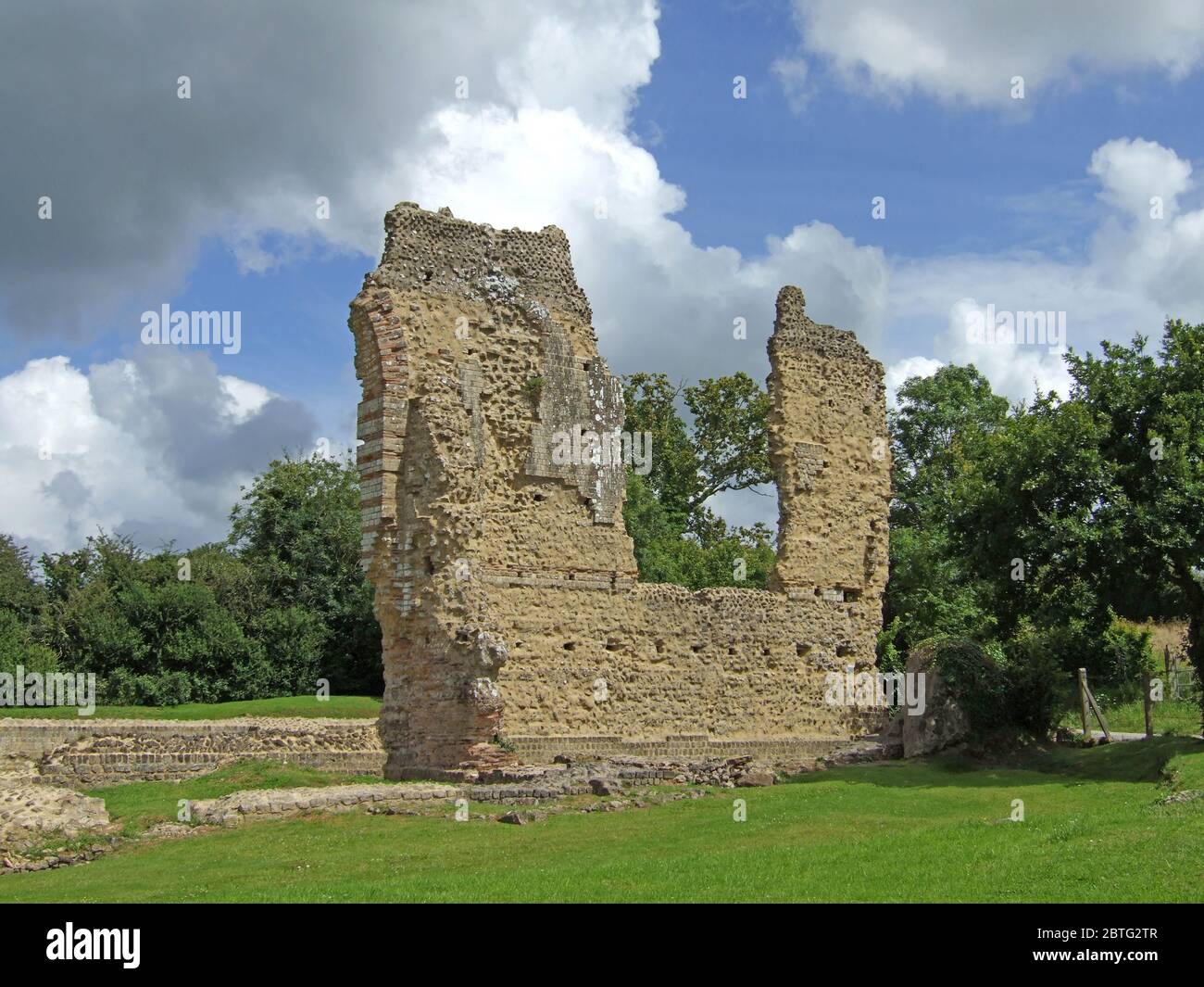 Ruins of Alauna, Roman Baths, Valognes, France Stock Photo - Alamy