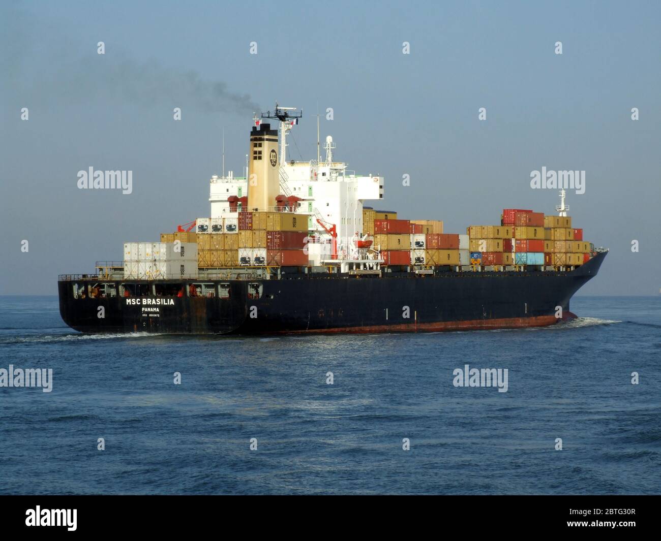 MSC Brasilia, Container Ship Stock Photo - Alamy