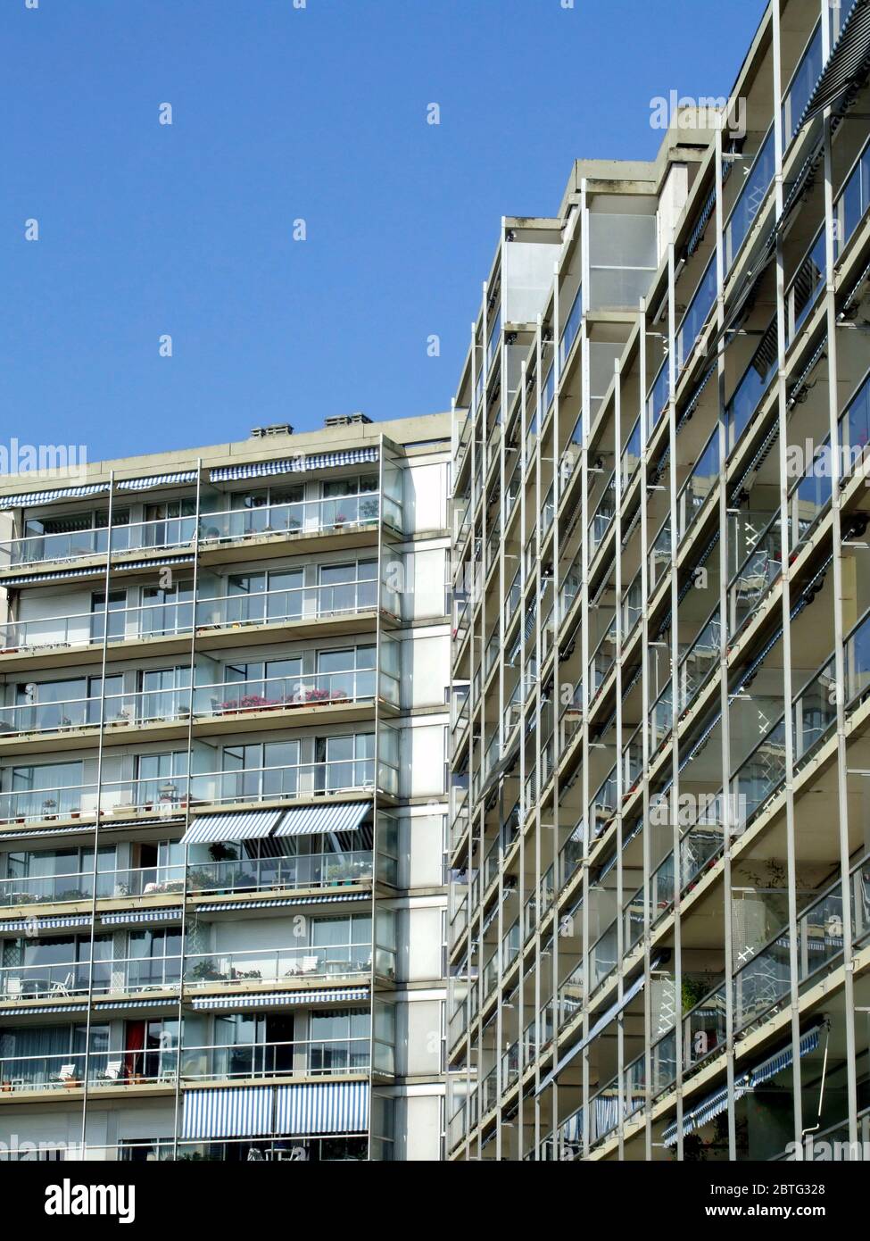 Residence de France, Apartments, Le Havre, Normandy, France Stock Photo ...