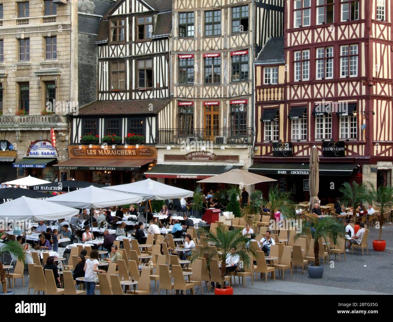 Old market square rouen normandy hi-res stock photography and images ...