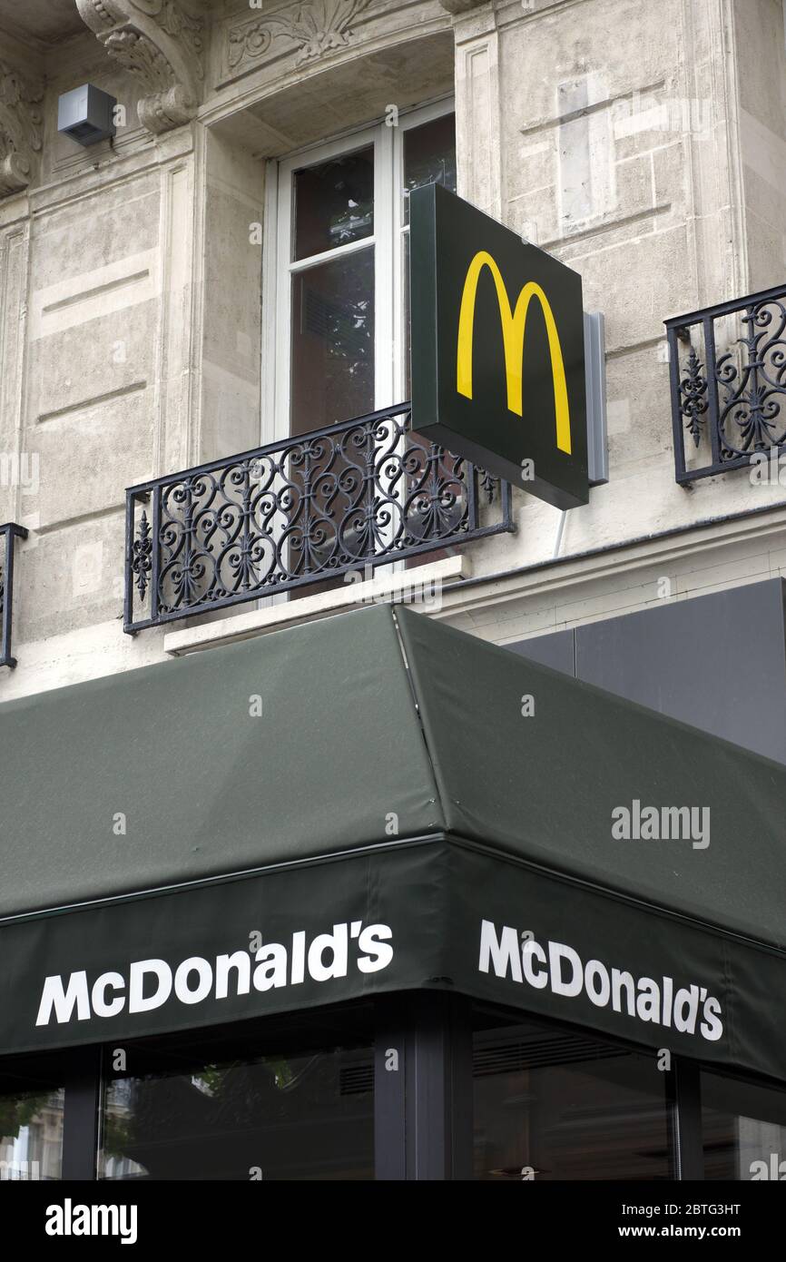 Macdonalds france hi-res stock photography and images - Alamy