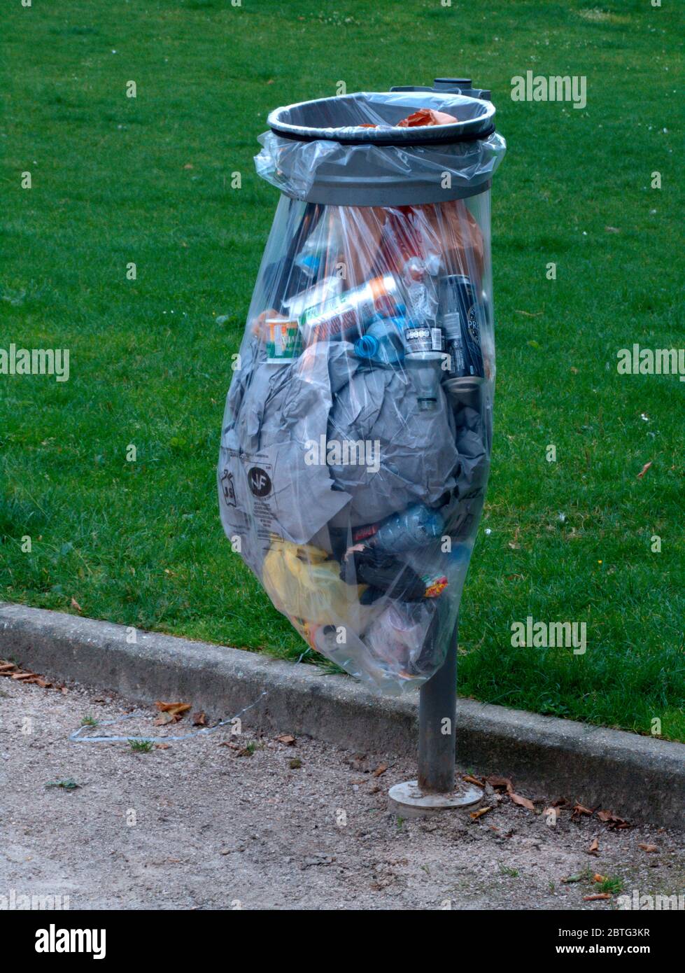 Waste Collection, Plastic Sack Stock Photo - Alamy