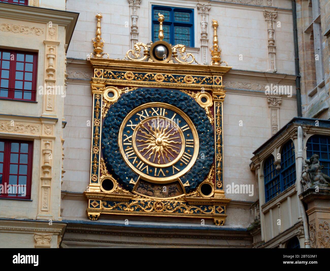 The gros horloge clock hi-res stock photography and images - Alamy
