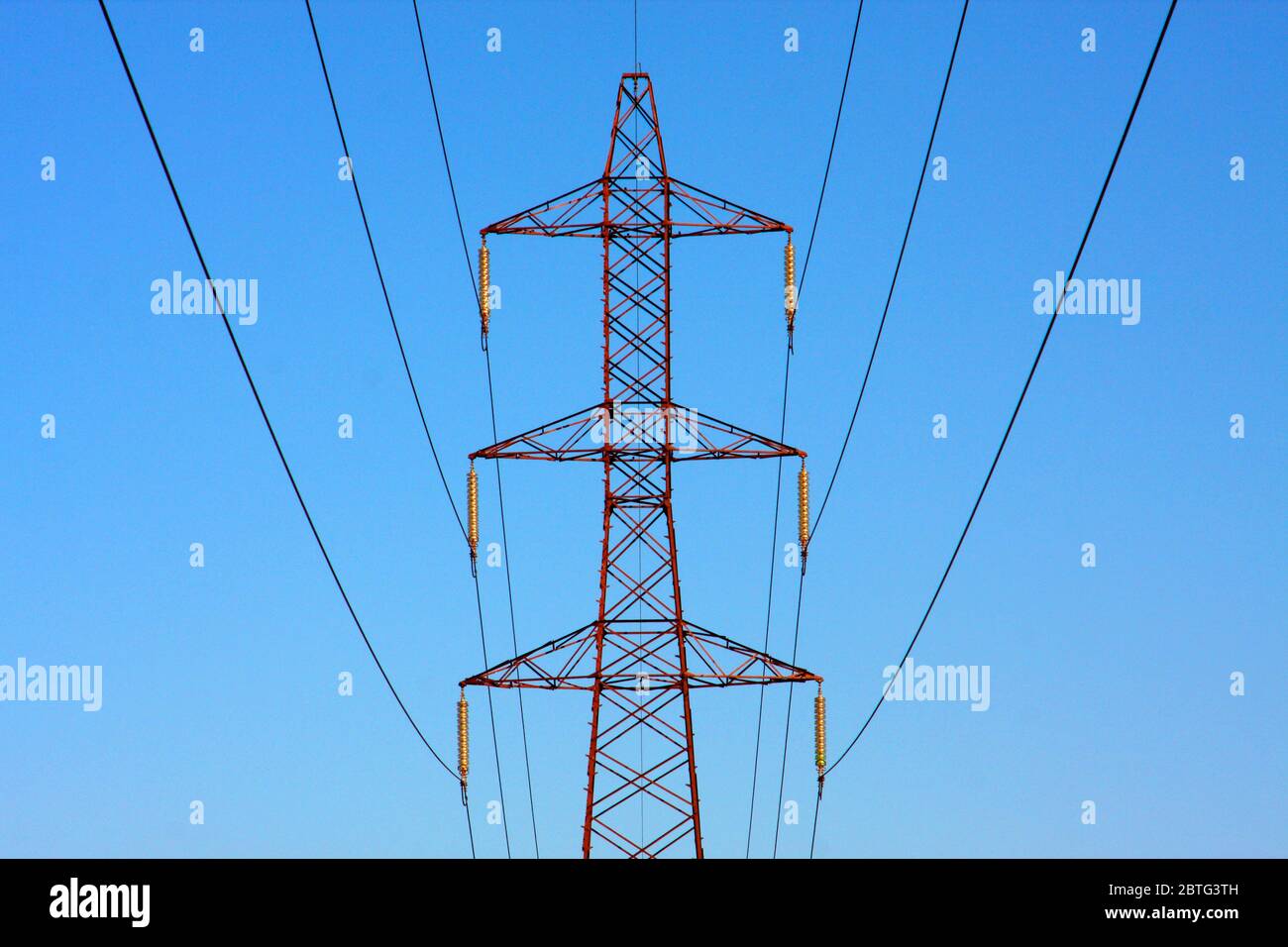 Electric pylons france hi-res stock photography and images - Alamy