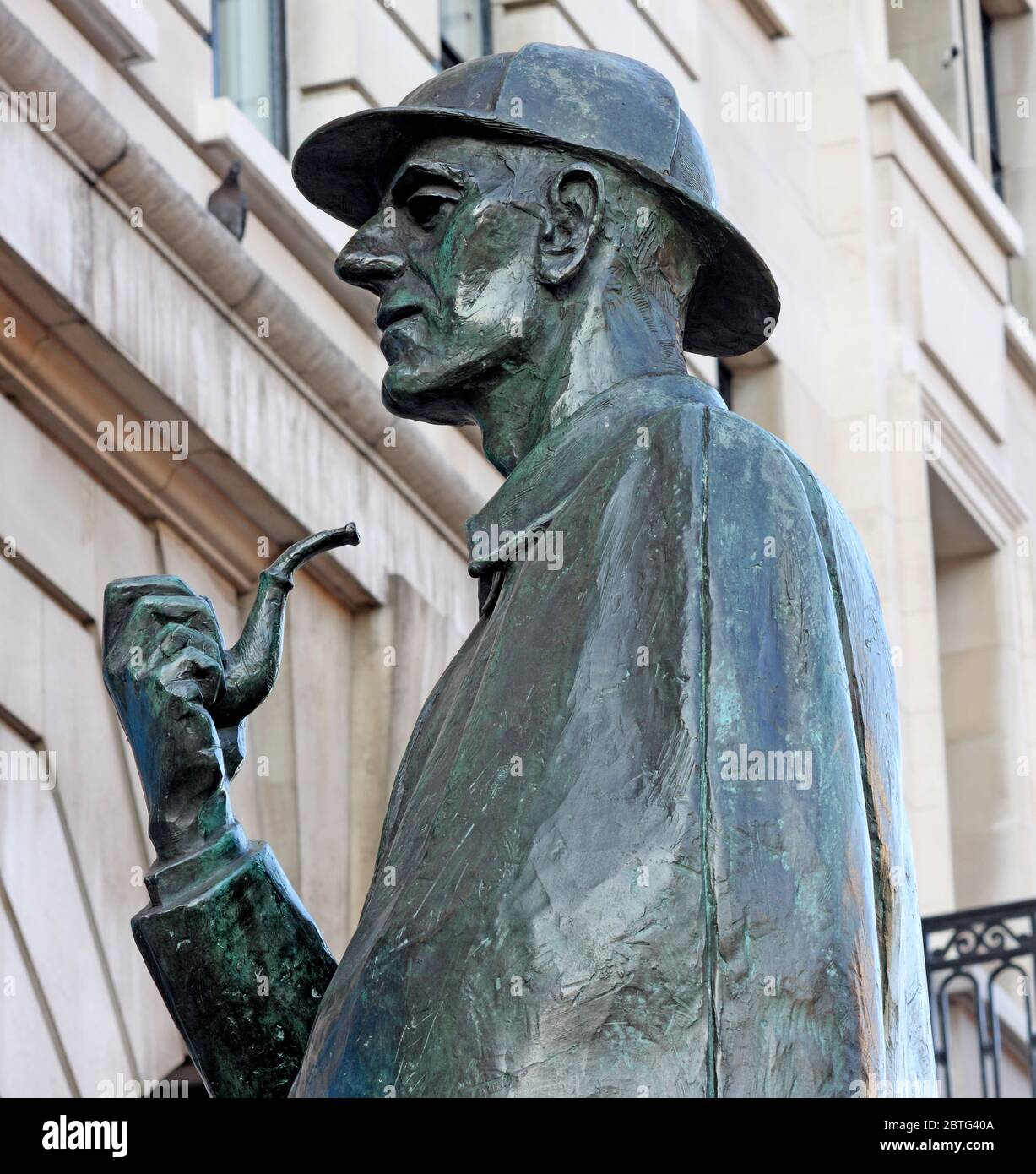 Statue of Sherlock Holmes, Baker Street, London, England Stock Photo ...