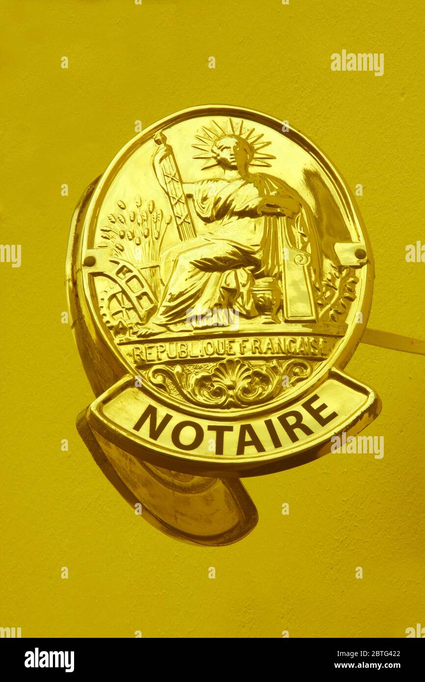 Notaire hi-res stock photography and images - Alamy