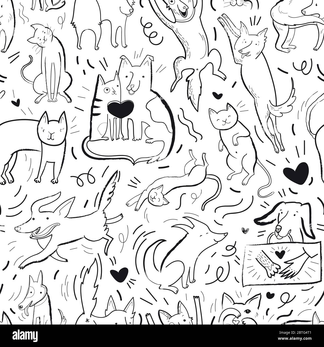 Emotions hand in black Stock Vector Images - Alamy