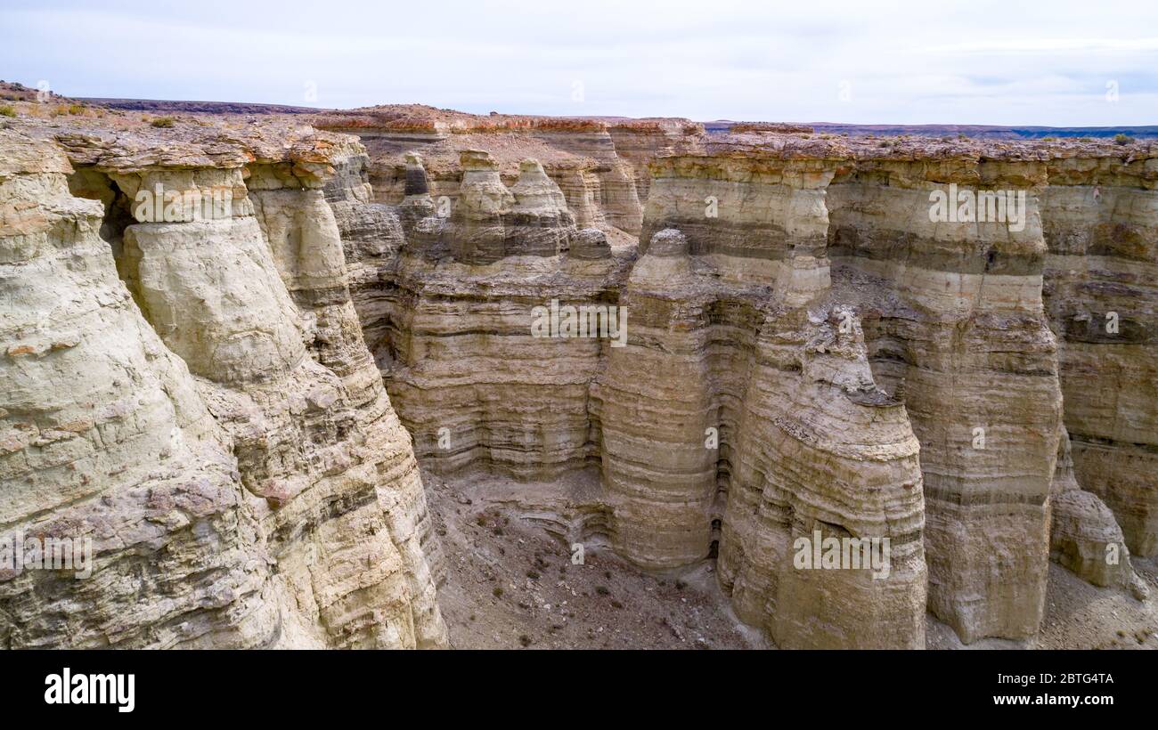 Unique pillars of rock in a natural wilderness Stock Photo - Alamy