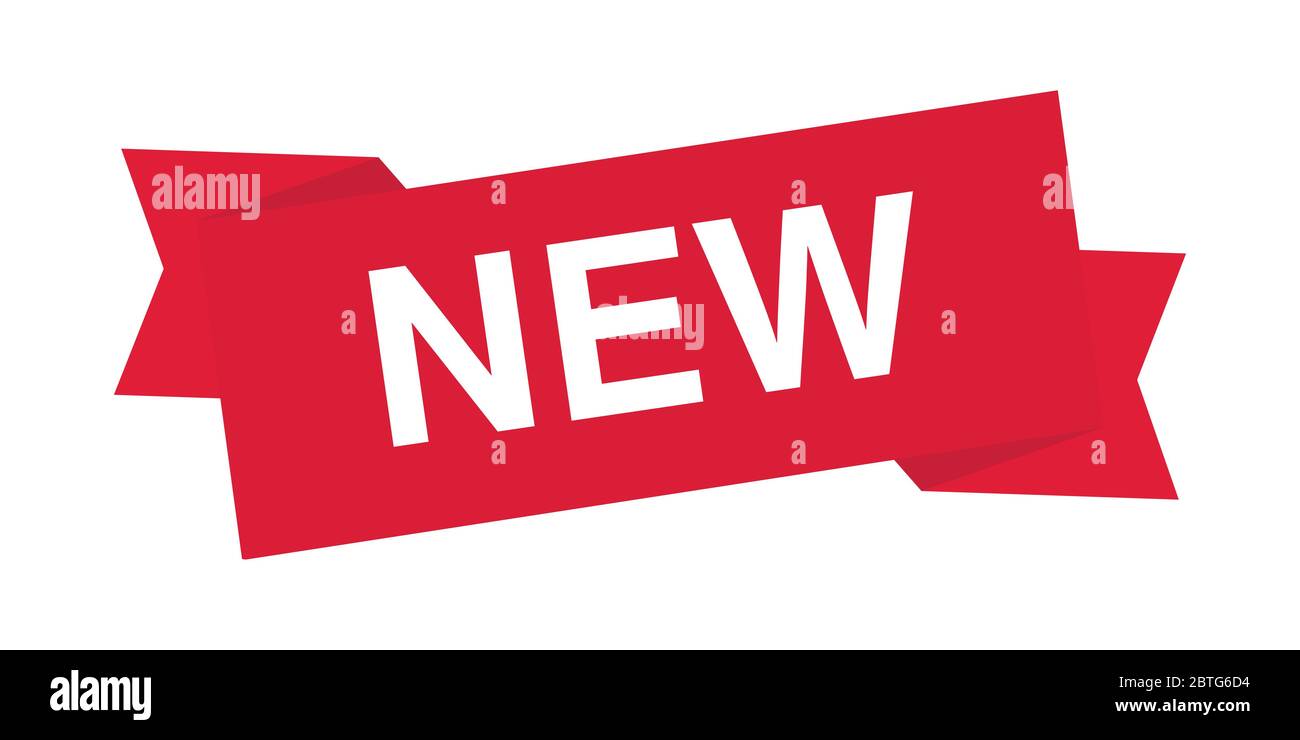 new banner template. new ribbon label sign Stock Vector Image & Art - Alamy