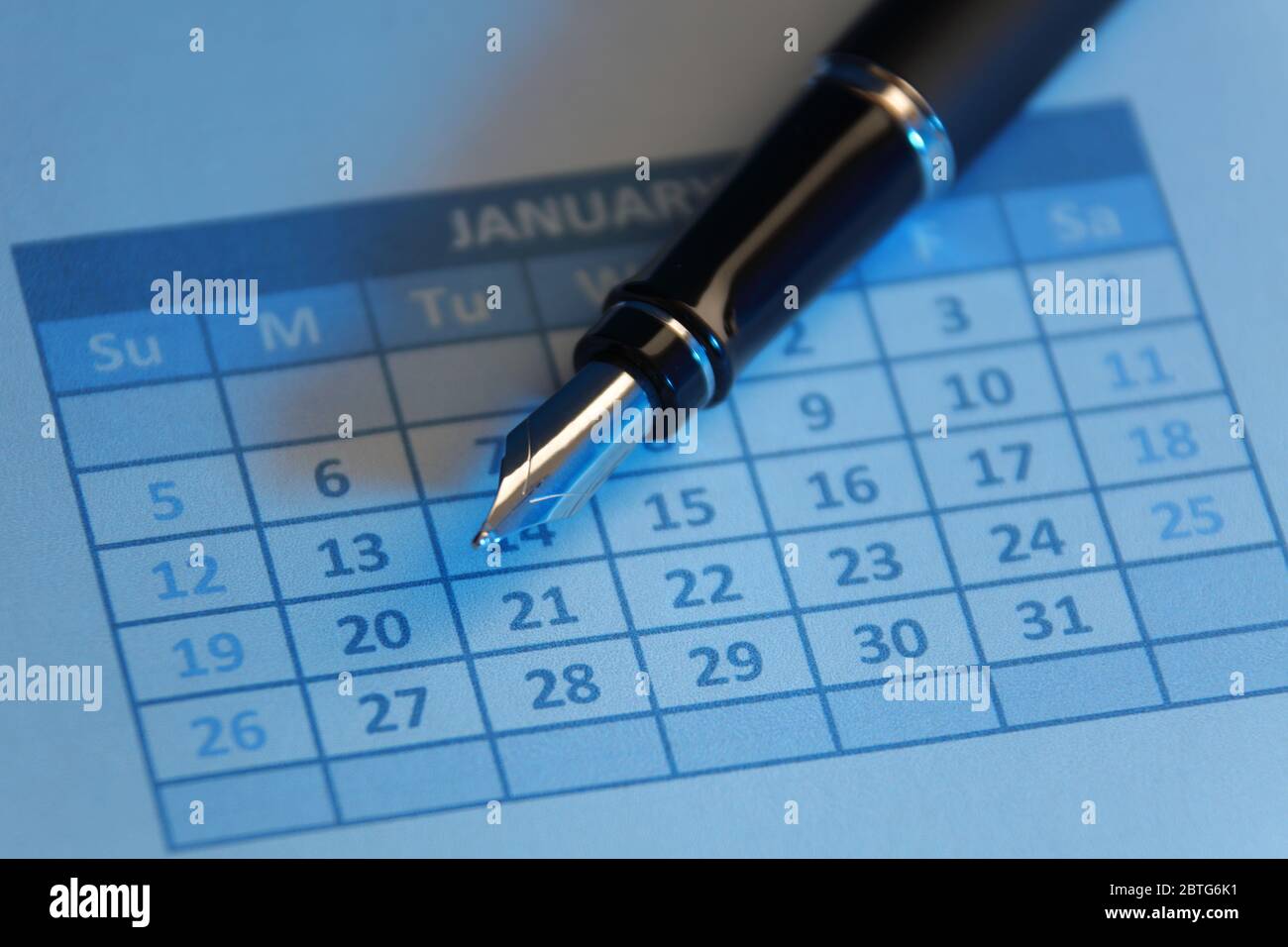 Blank notebook fountain pen hi-res stock photography and images - Alamy