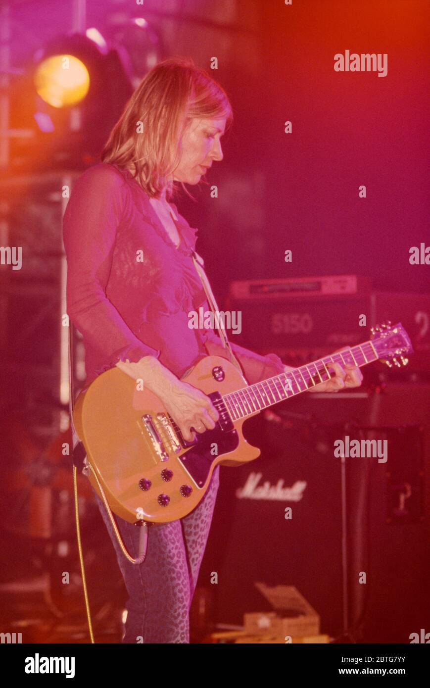 Sonic Youth performing at All Tomorrows Parties, April 2000, Pontins ...