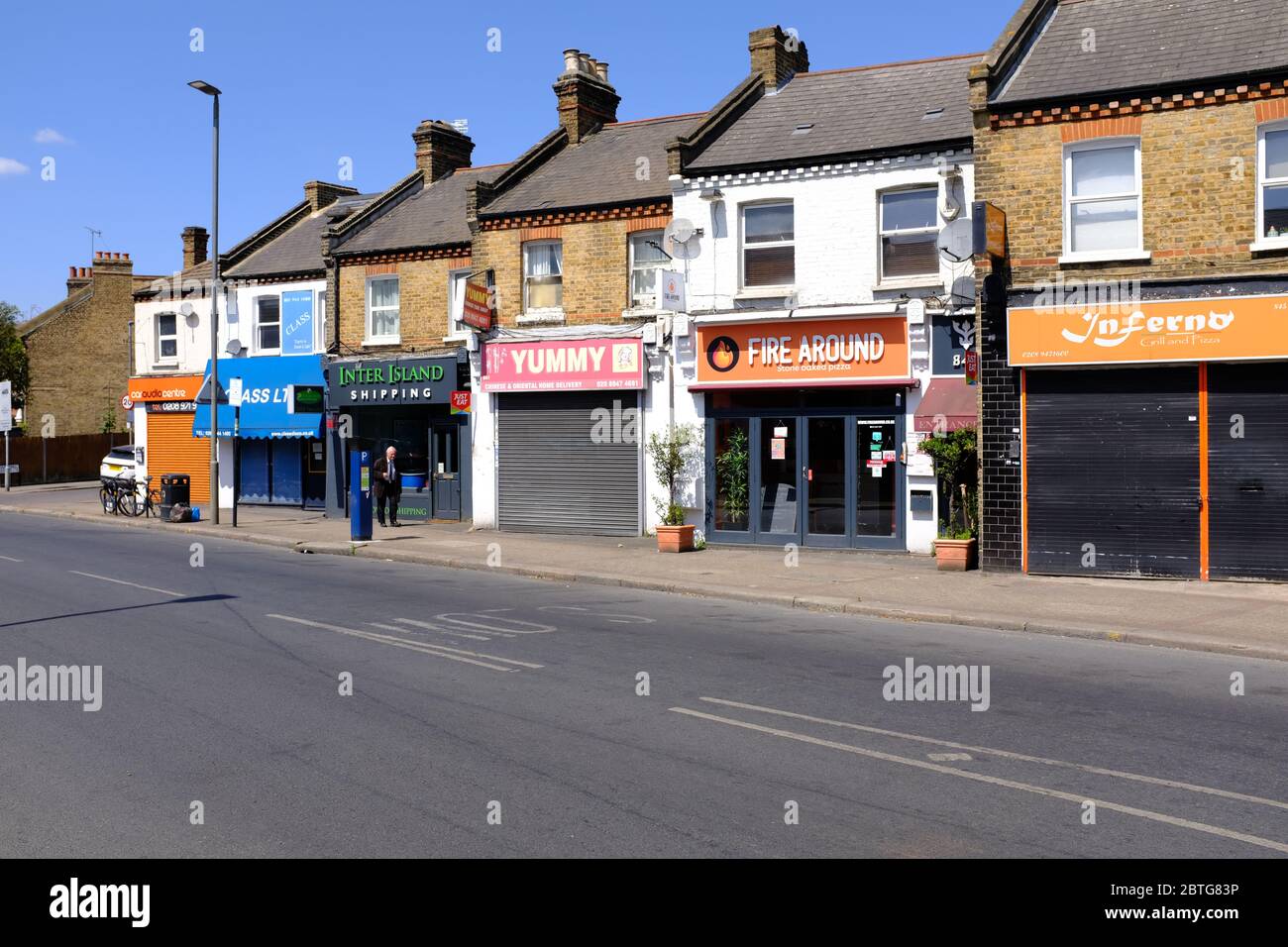 Deserted steet hi-res stock photography and images - Alamy