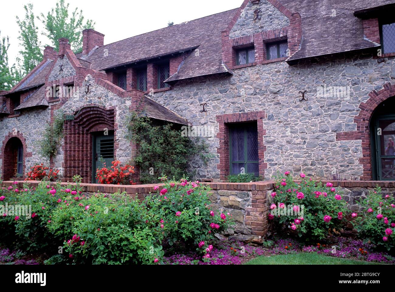 Bourn Estate Cottage, Empire Mine State Historic Park, California Stock ...