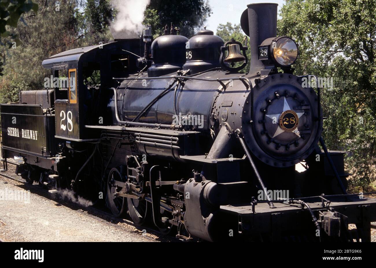 Steam locomotive, Railtown 1897 State Historic Park, California Stock ...