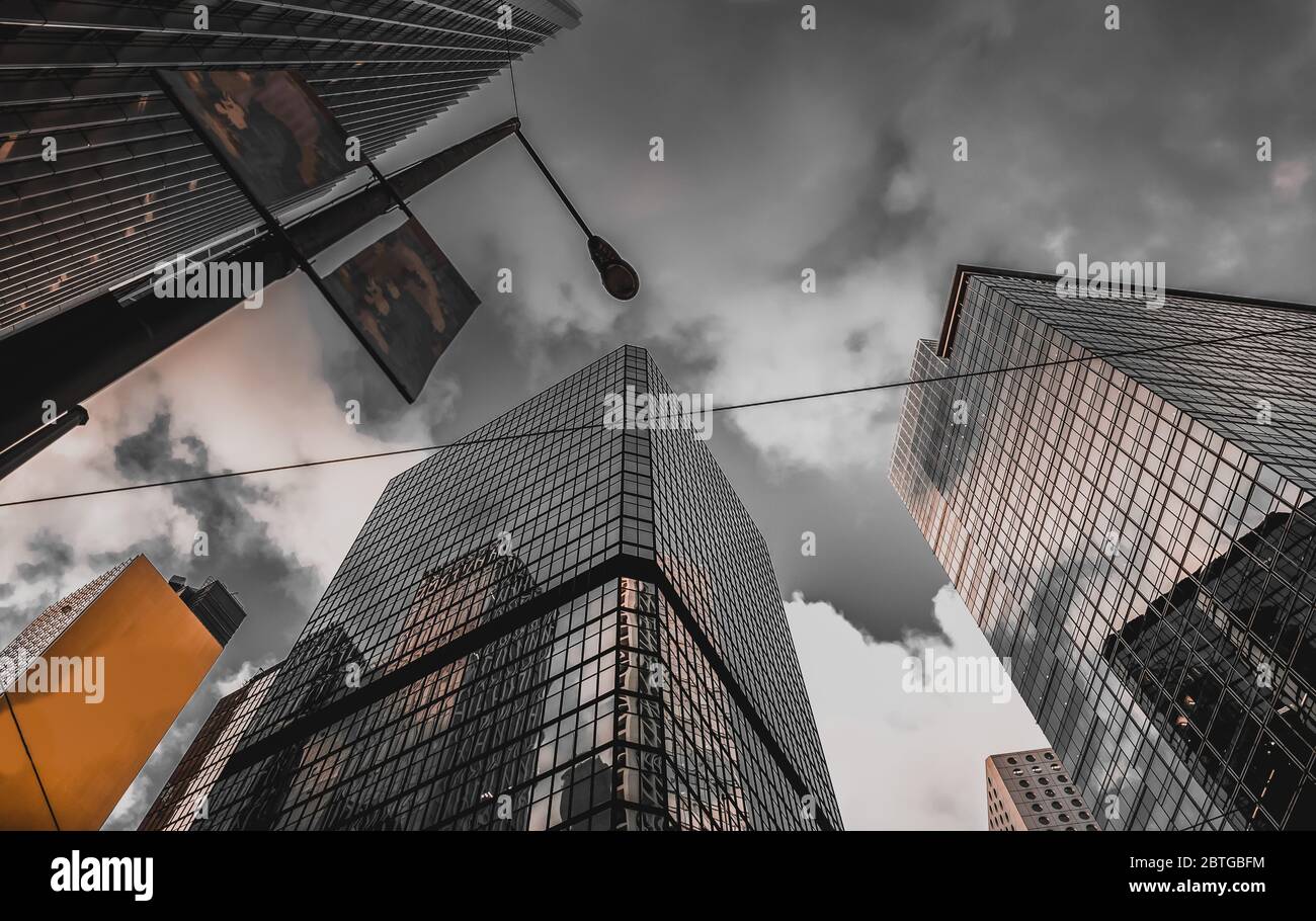 Hong Kong Modern Architecture, Hong Kong Business Building Closed up ...