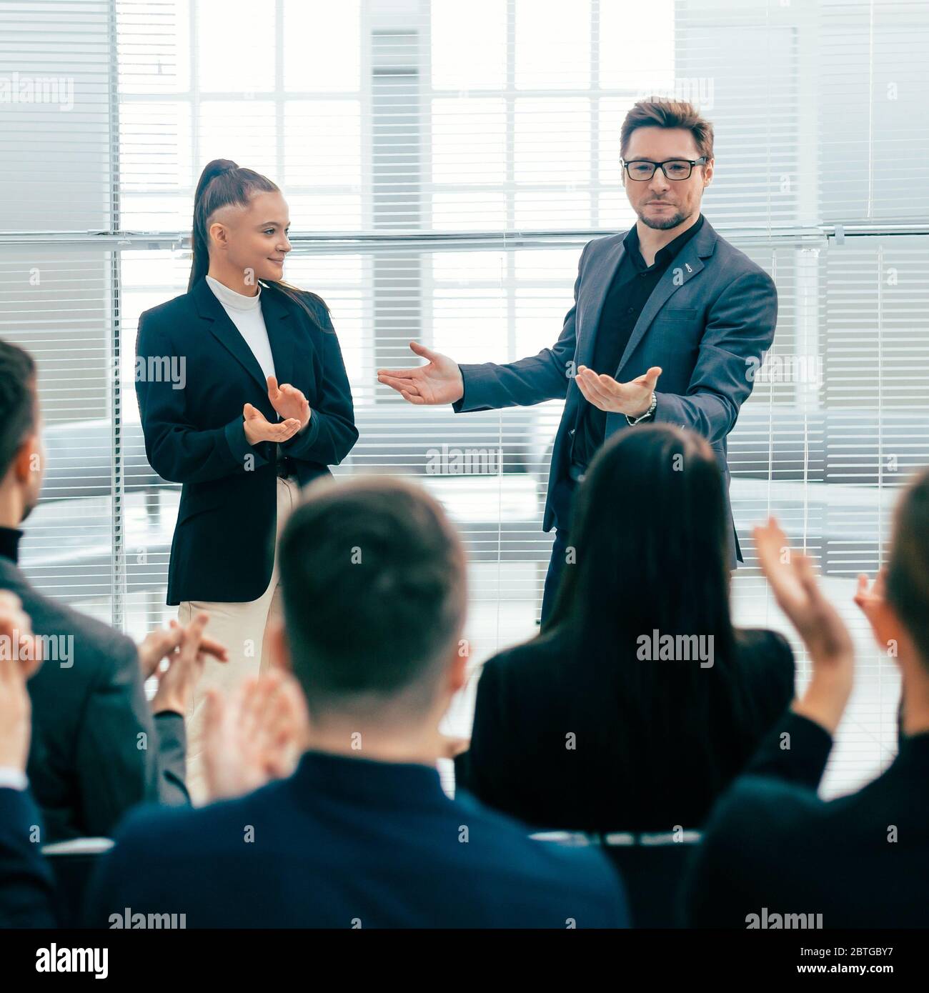 Congratulations applause office hi-res stock photography and images - Alamy