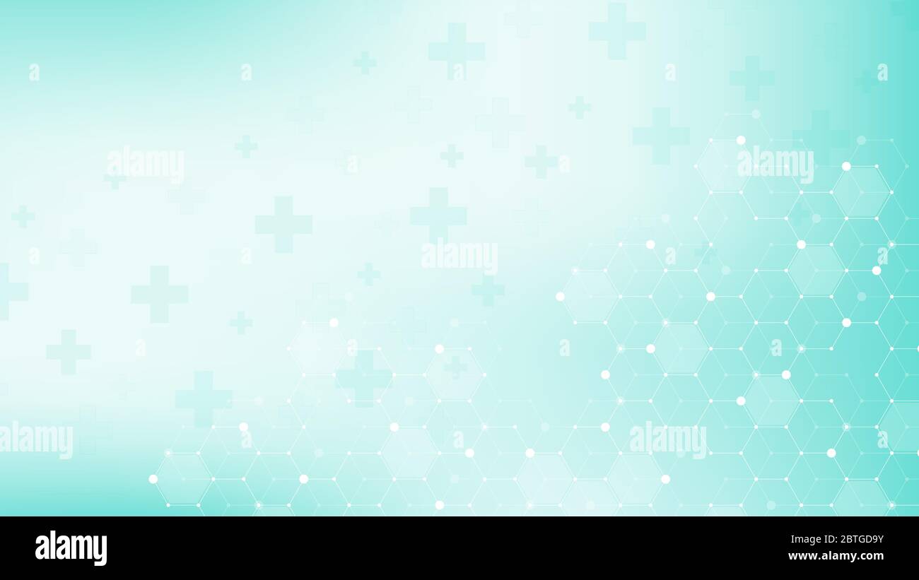 Abstract medical background DNA research, molecule, genetics, genome ...