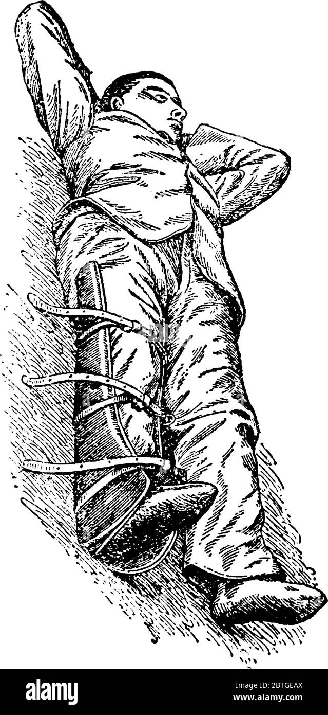 A typical representation of a military splint, the carbine boot may be ...