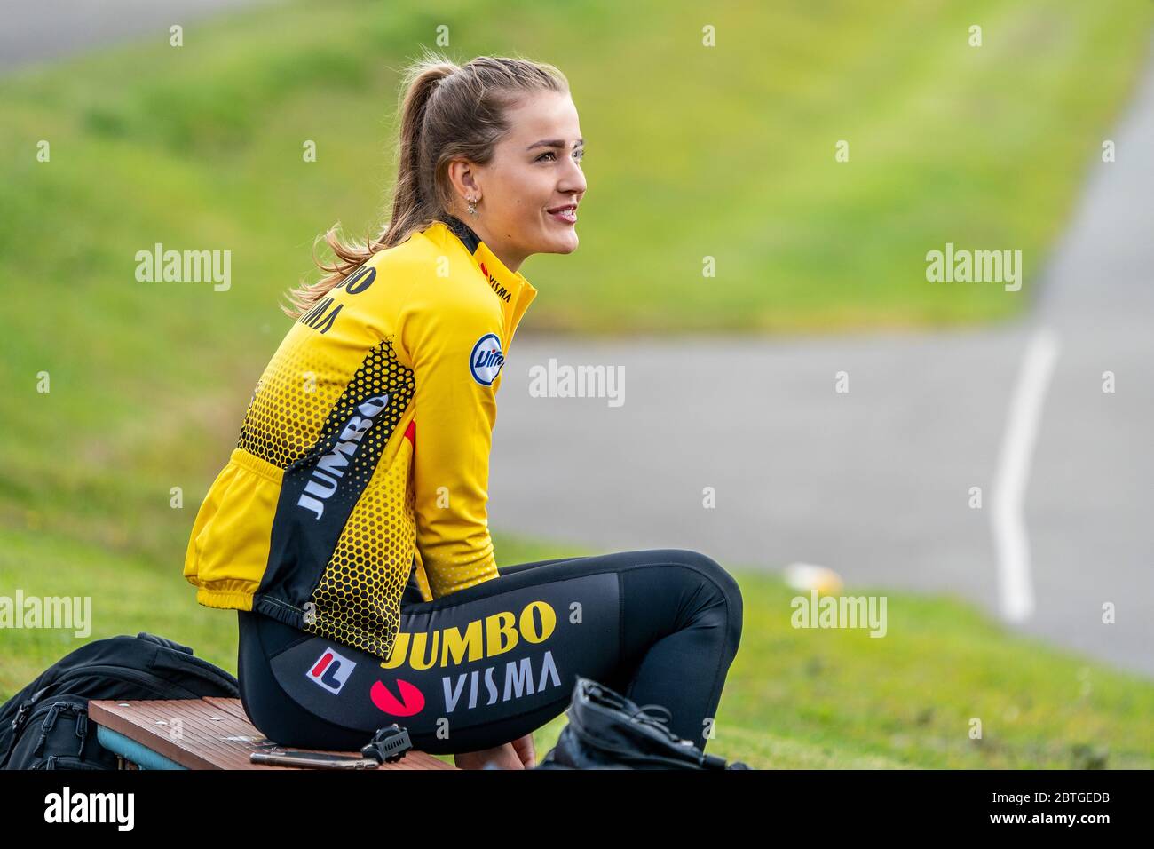 WOLVEGA, NETHERLANDS - MAY 20: Robin Groot seen during the training ...