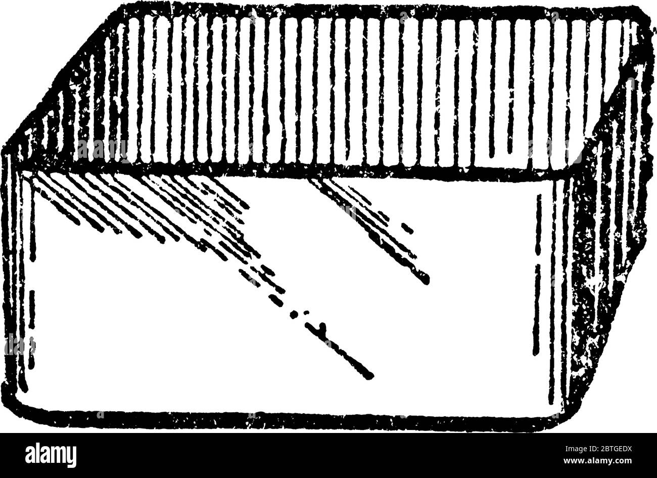 A cheese mold, vintage line drawing or engraving illustration Stock ...