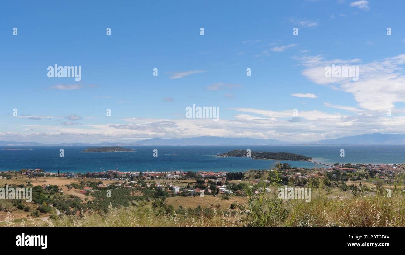 Panoramic view of Urla, Izmir province, Turkey Stock Photo - Alamy