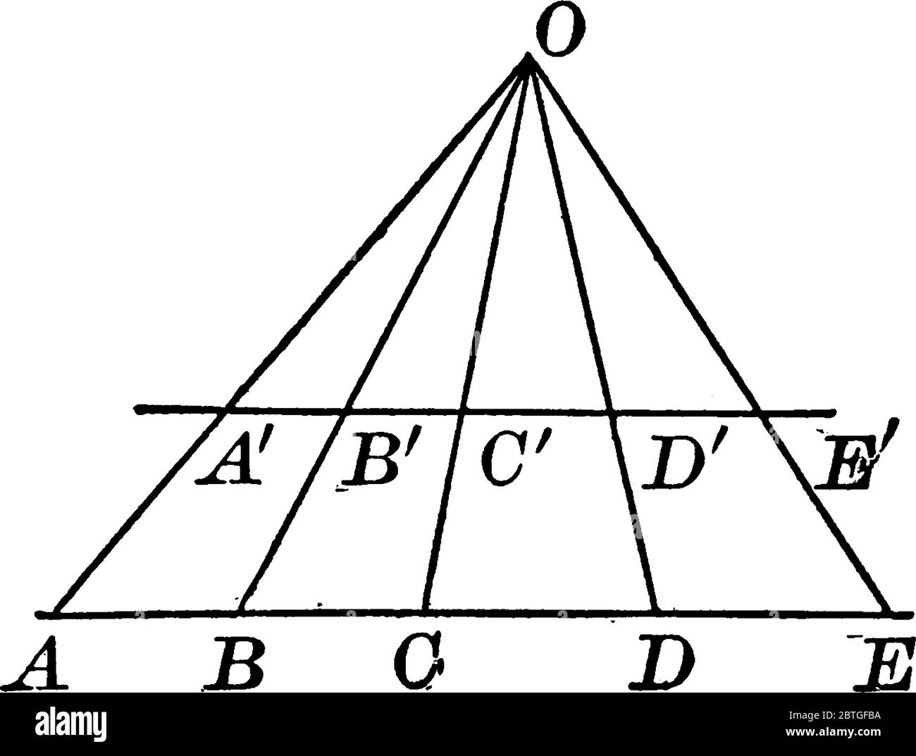 Double cut through Stock Vector Images - Alamy