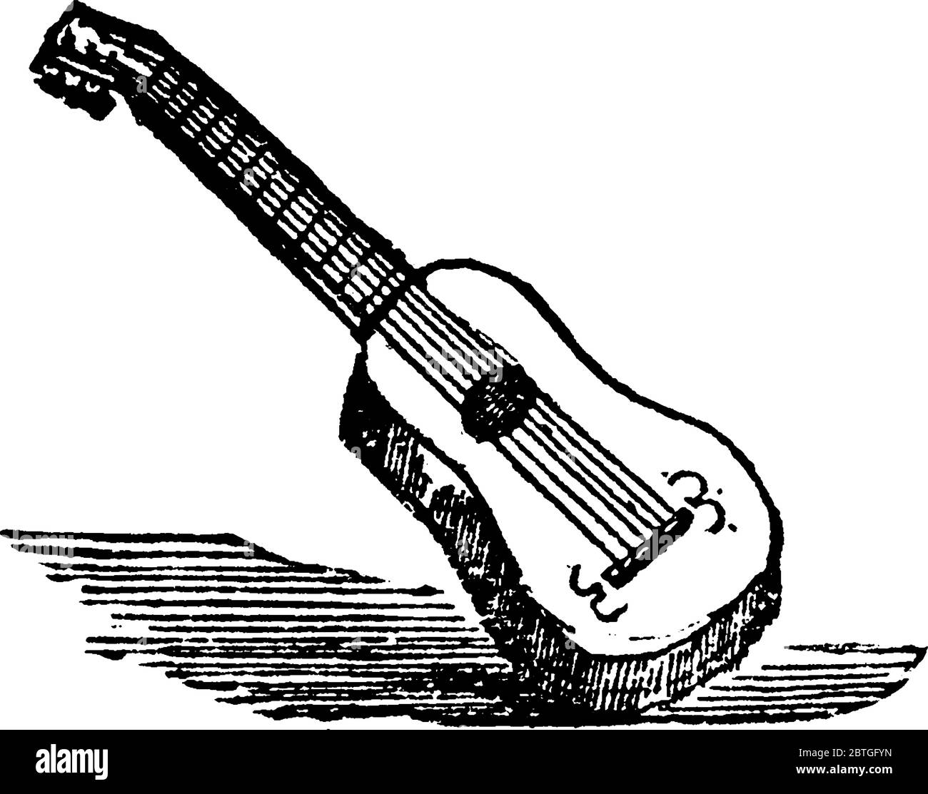 The guitar is a fretted musical instrument that usually has six strings ...