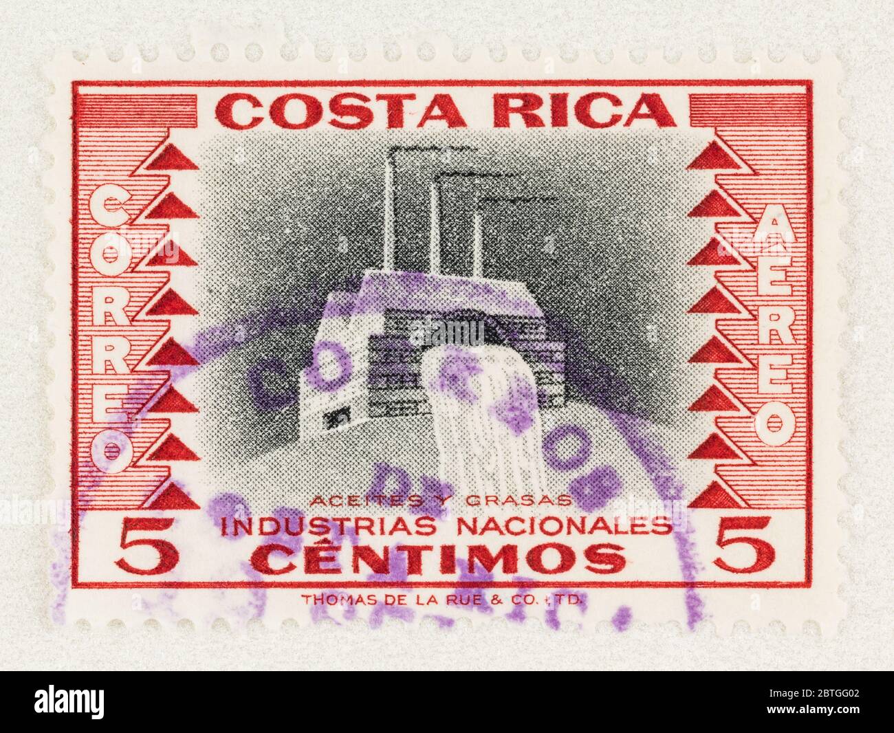 Postage stamp costa rica hi-res stock photography and images - Alamy