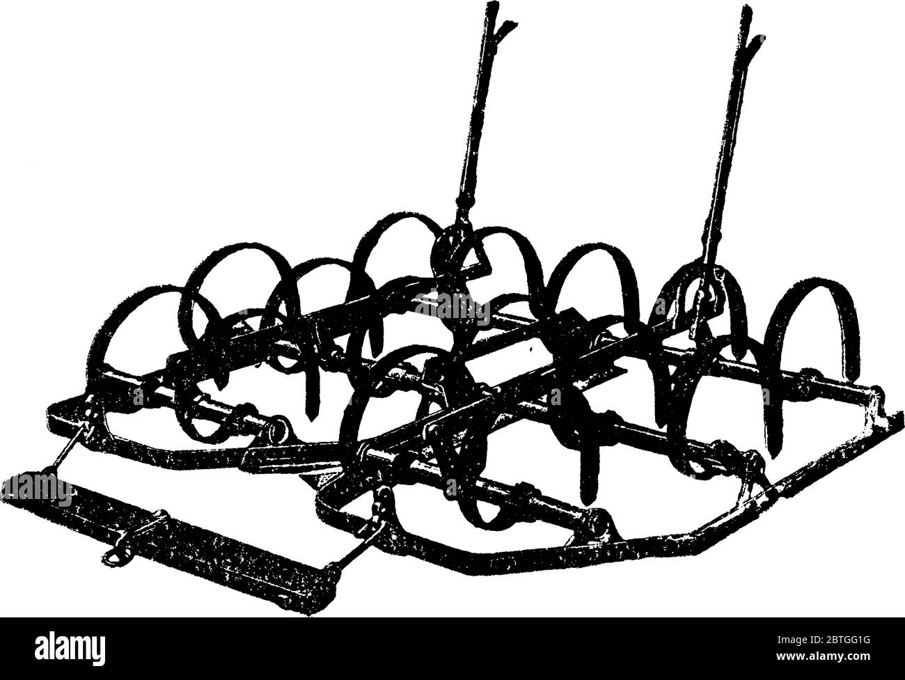 Tooth harrow Black and White Stock Photos & Images - Alamy