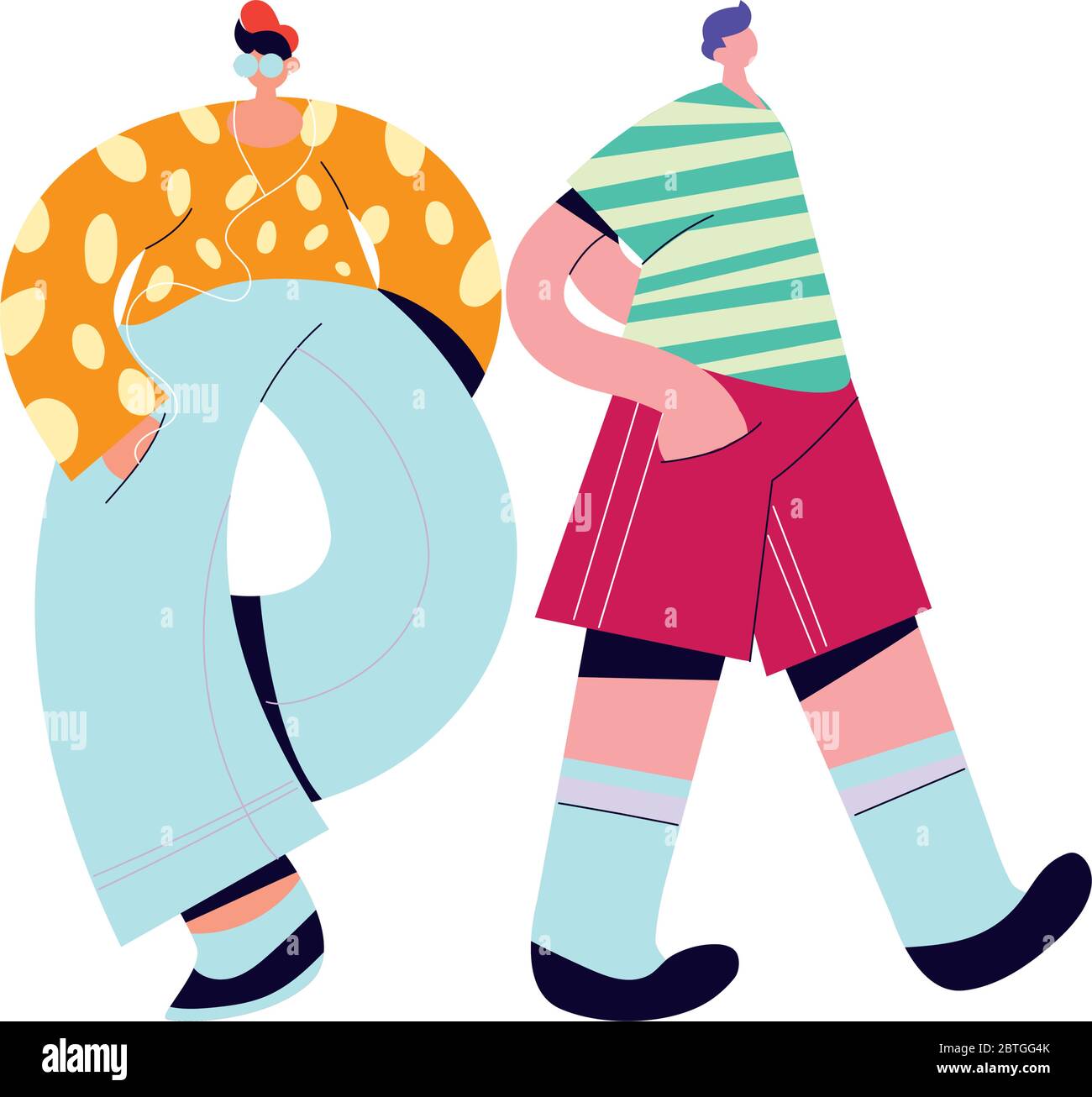 Urban men cartoons with casual cloth design, Boy male person people ...