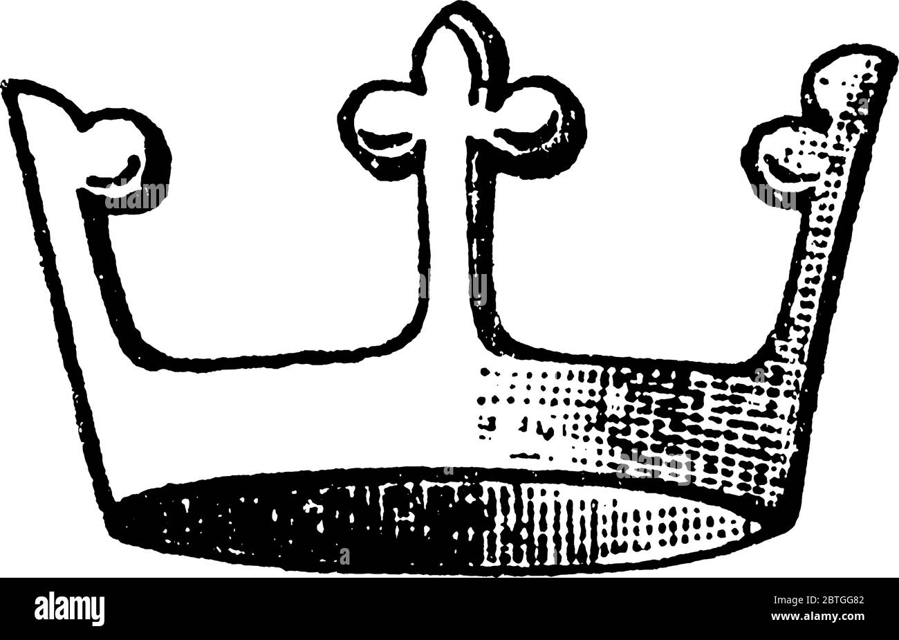 A plain circlet heightened crown of William I and his successors with ...