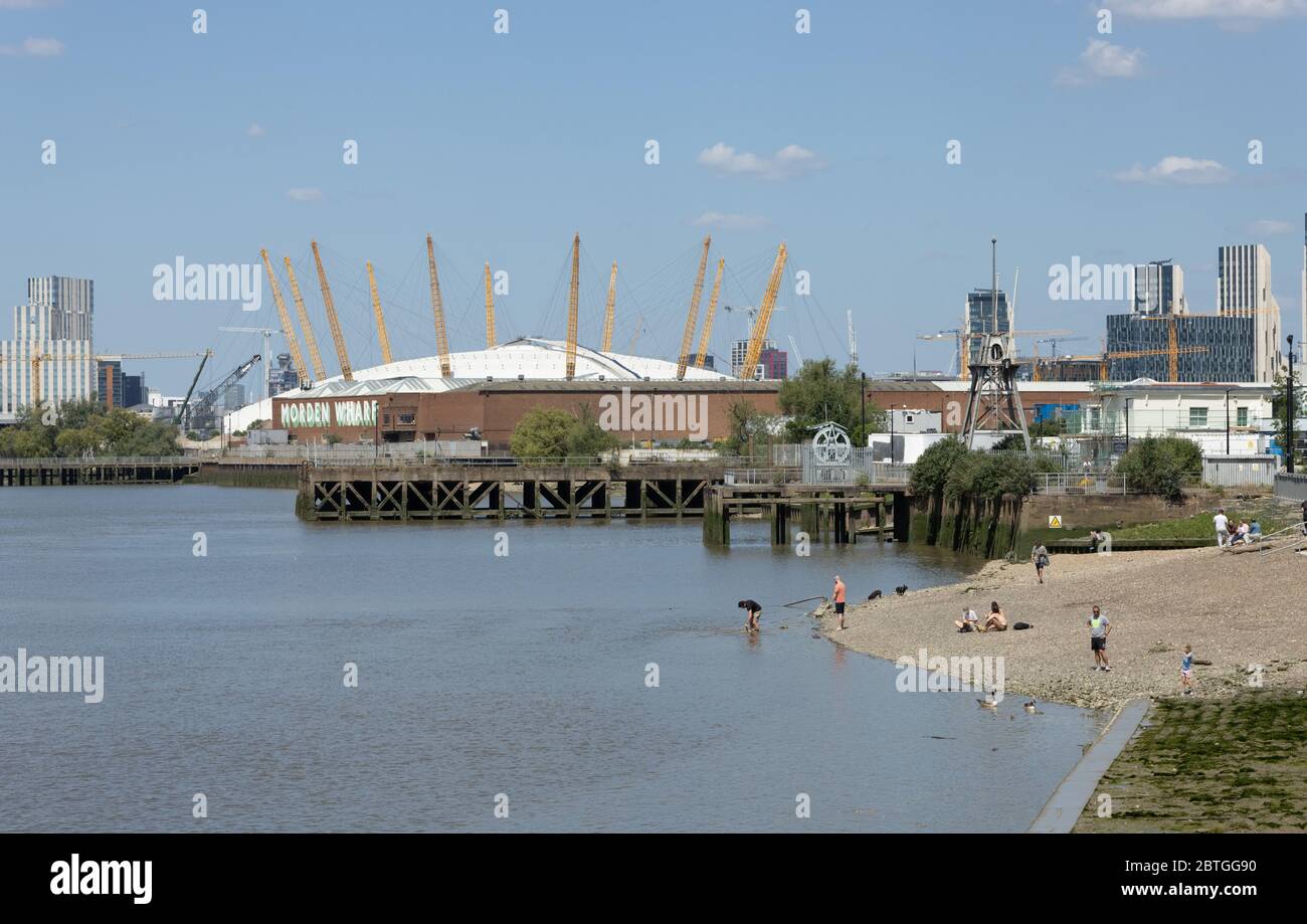Greenwich beach london hi-res stock photography and images - Alamy
