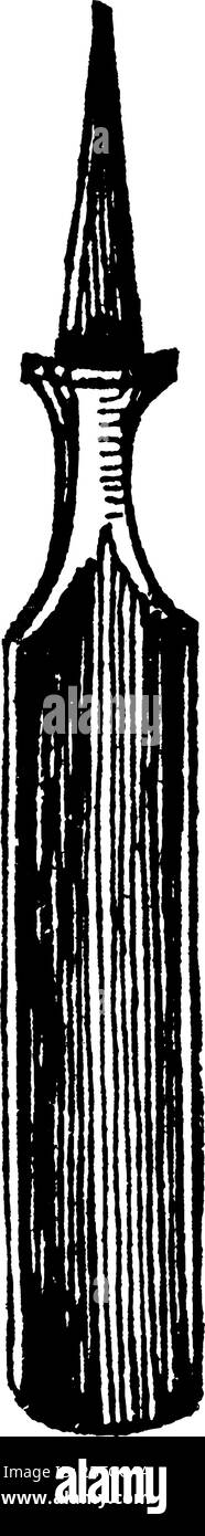 Tang Gouge that has a hollow or round blade. This tool gives a hollow ...