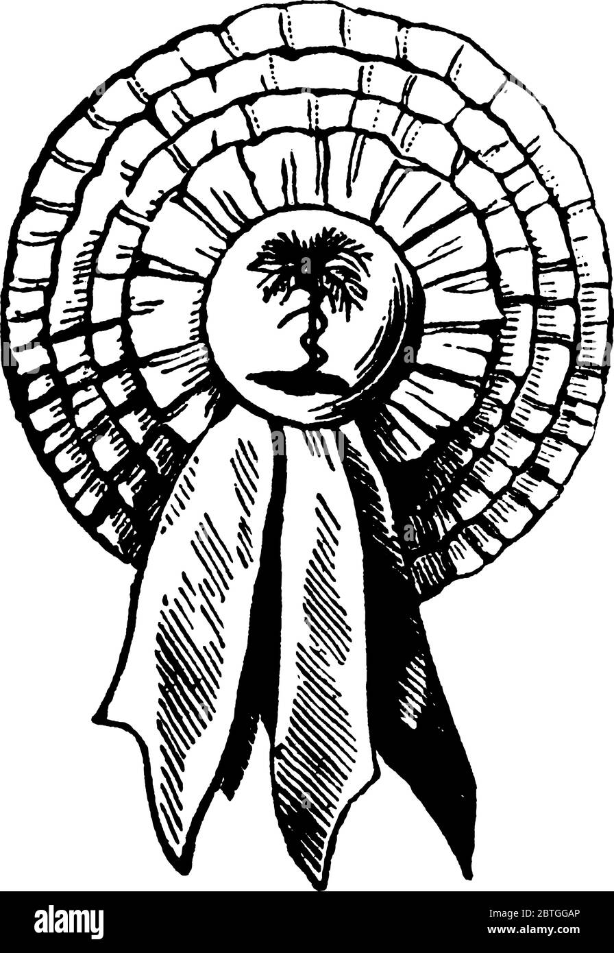 Black silk cockade Stock Vector Images - Alamy