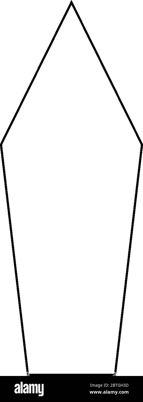 Five Sided Polygon, all sides are unequal in length and interior angles ...