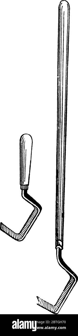 A hand weeder is a very basic gardening tool and simple to use, vintage ...