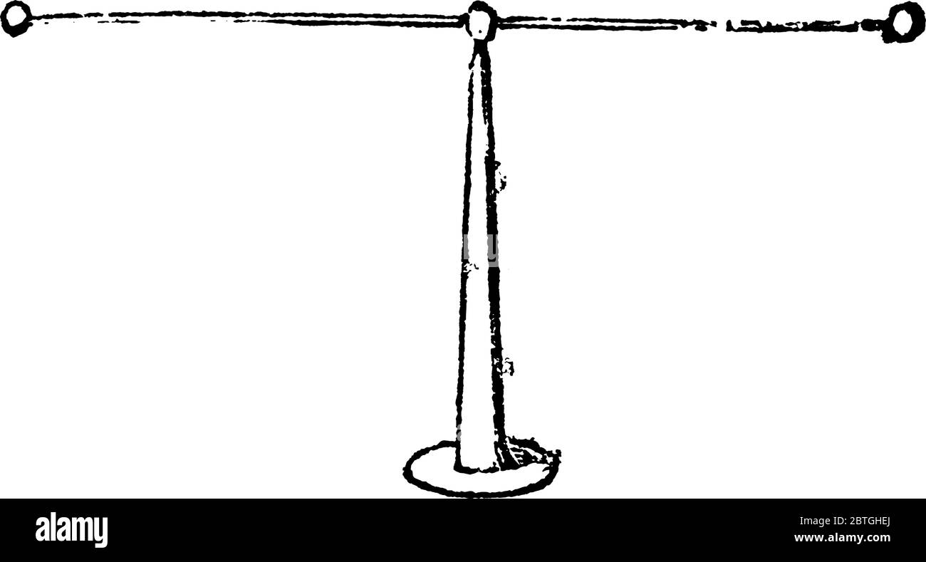 Electroscope experiment Stock Vector Images - Alamy