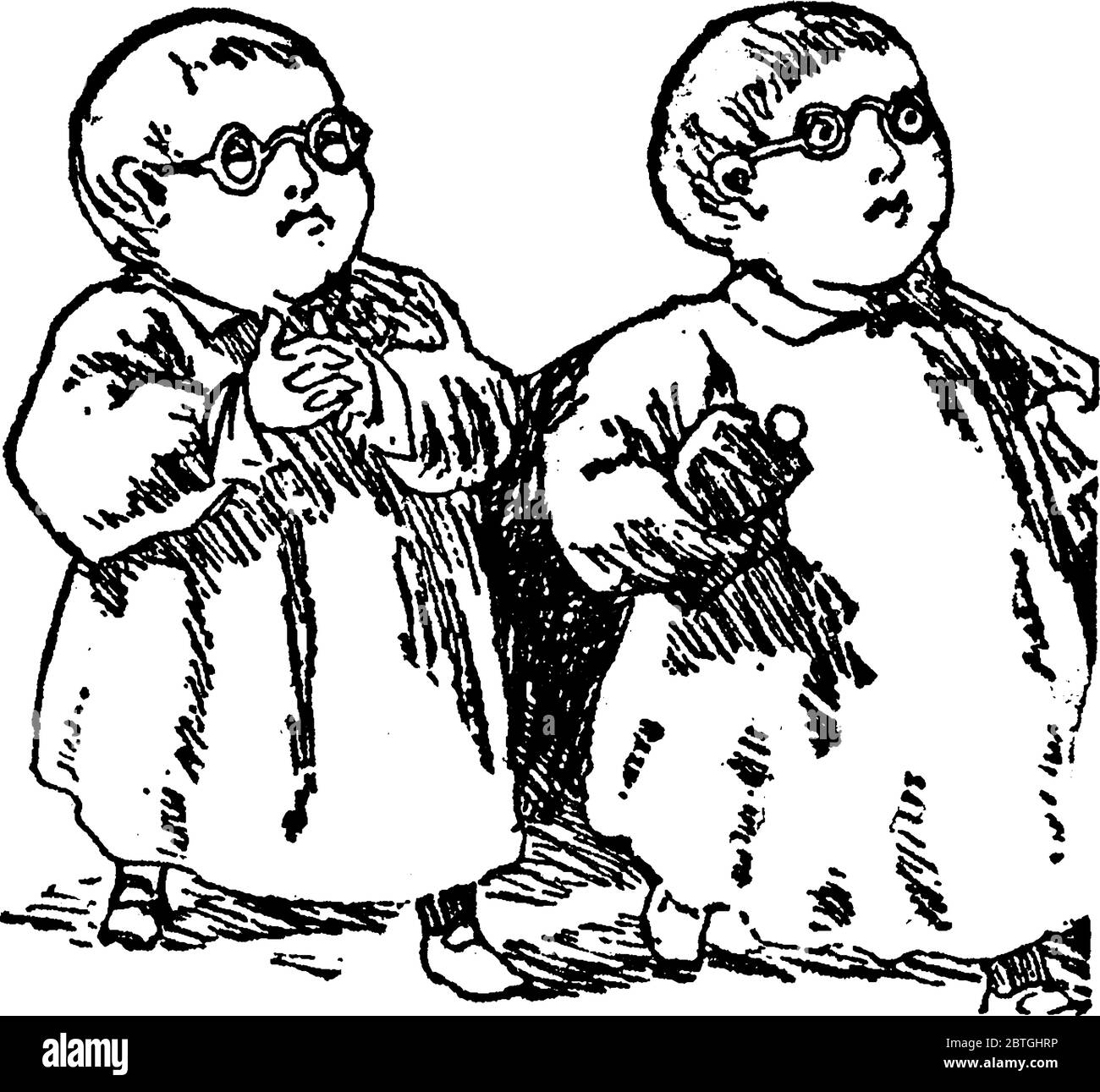 Staring at something and walking in the meadow hi-res stock photography ...