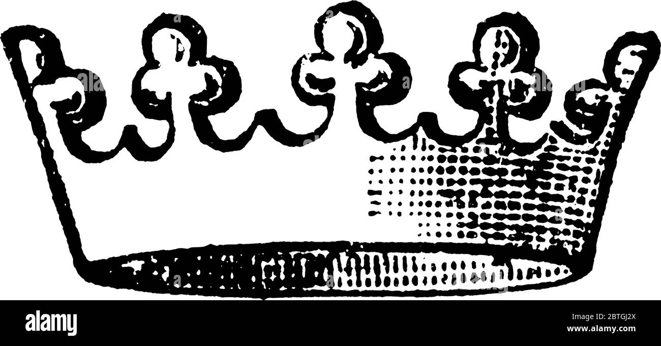 Crown raised Stock Vector Images - Alamy