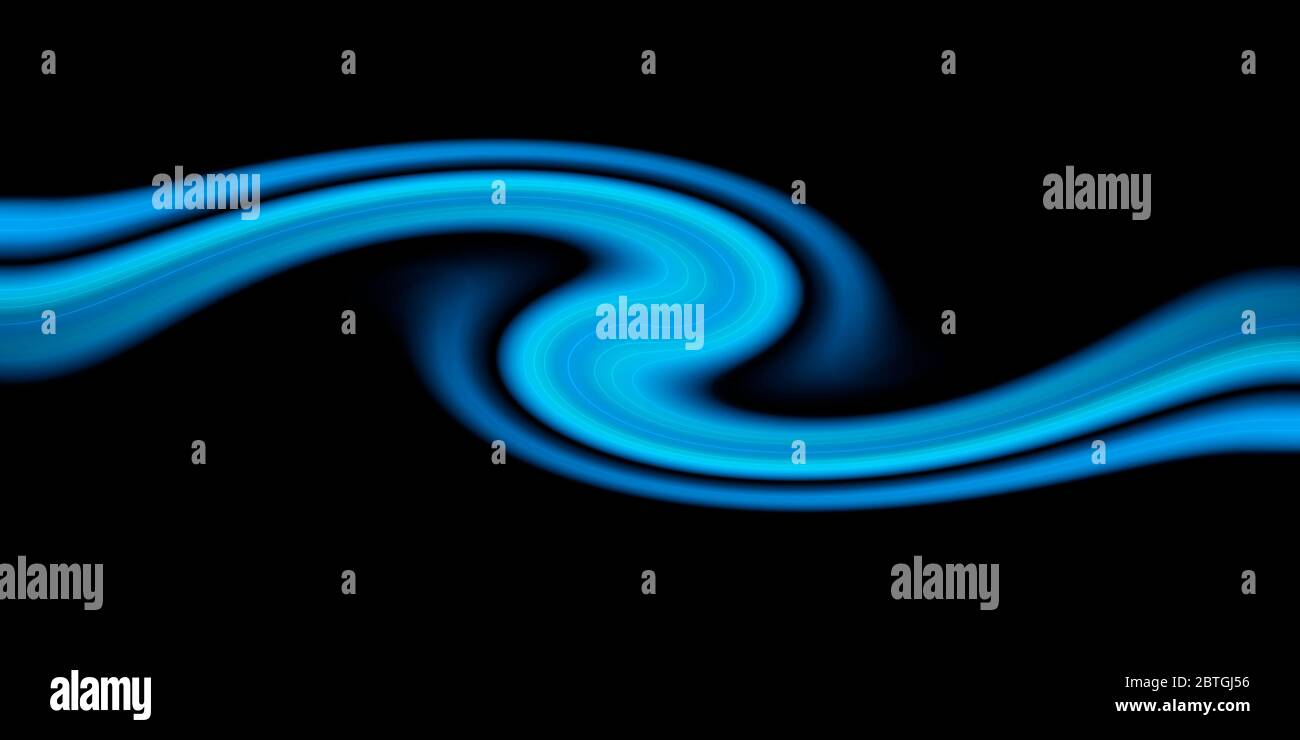 Light blue wavy lines hi-res stock photography and images - Alamy