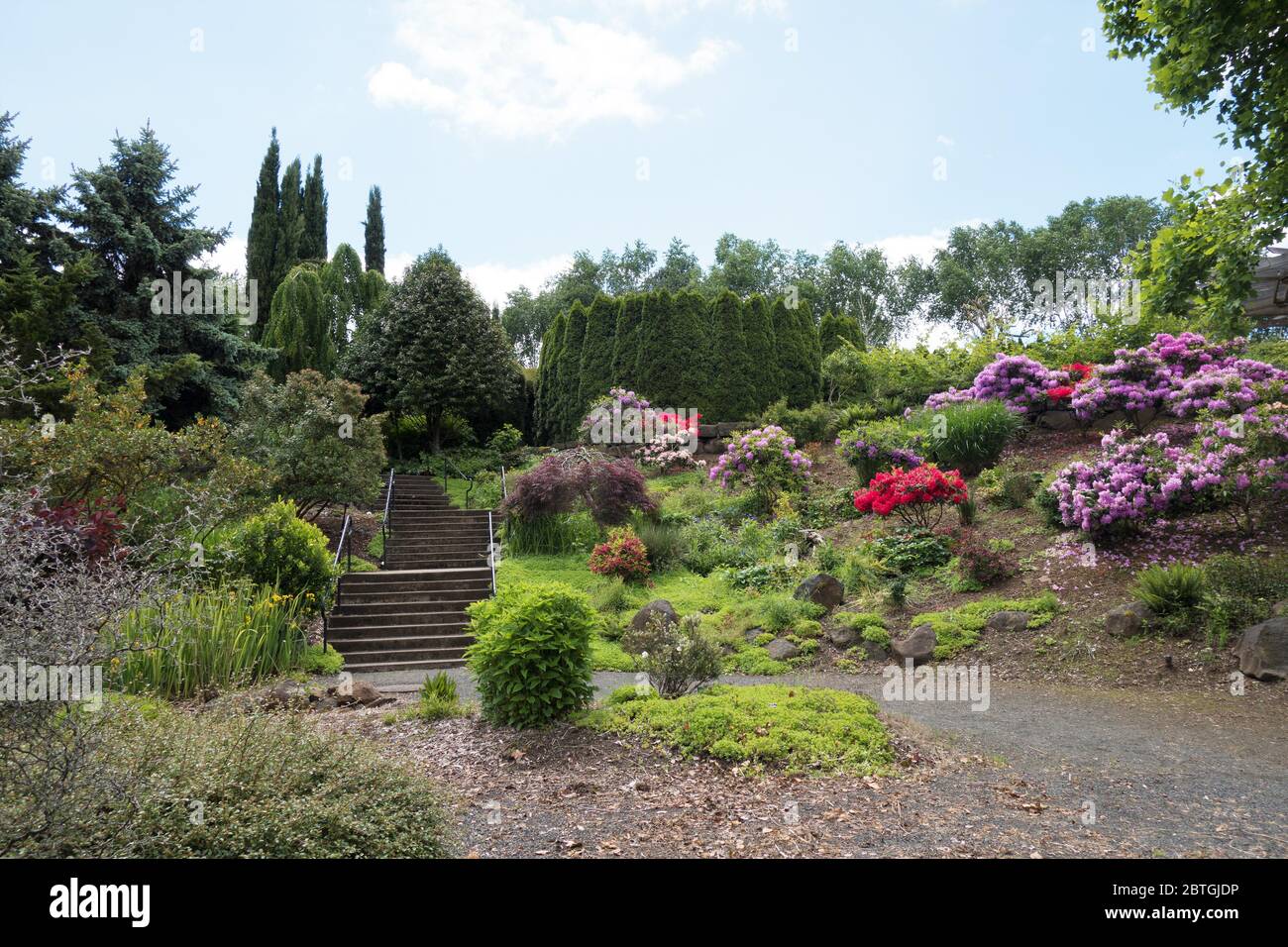 The Oregon Garden in Silverton, Oregon, USA Stock Photo - Alamy