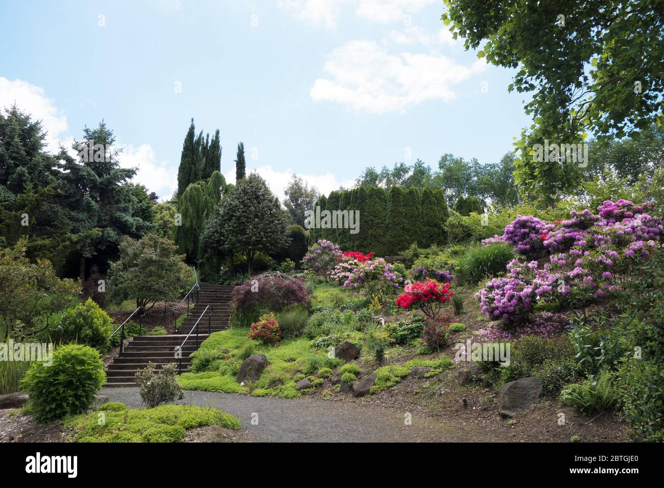 The Oregon Garden in Silverton, Oregon, USA Stock Photo - Alamy