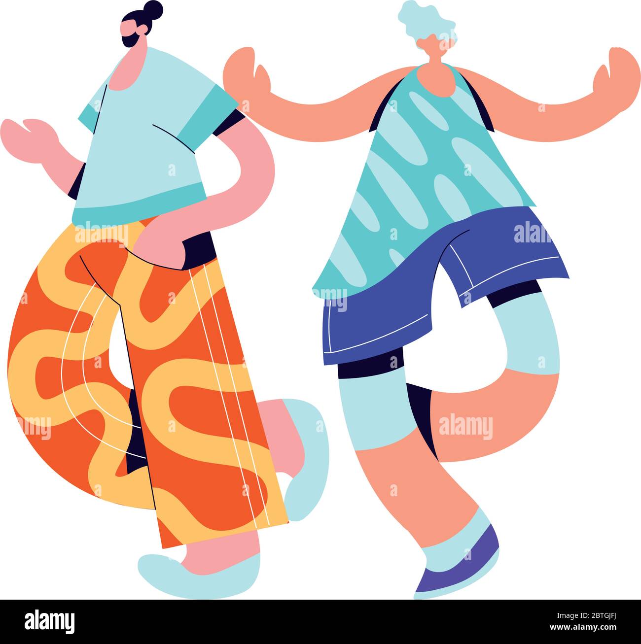 Urban men cartoons with casual cloth design, Boy male person people ...