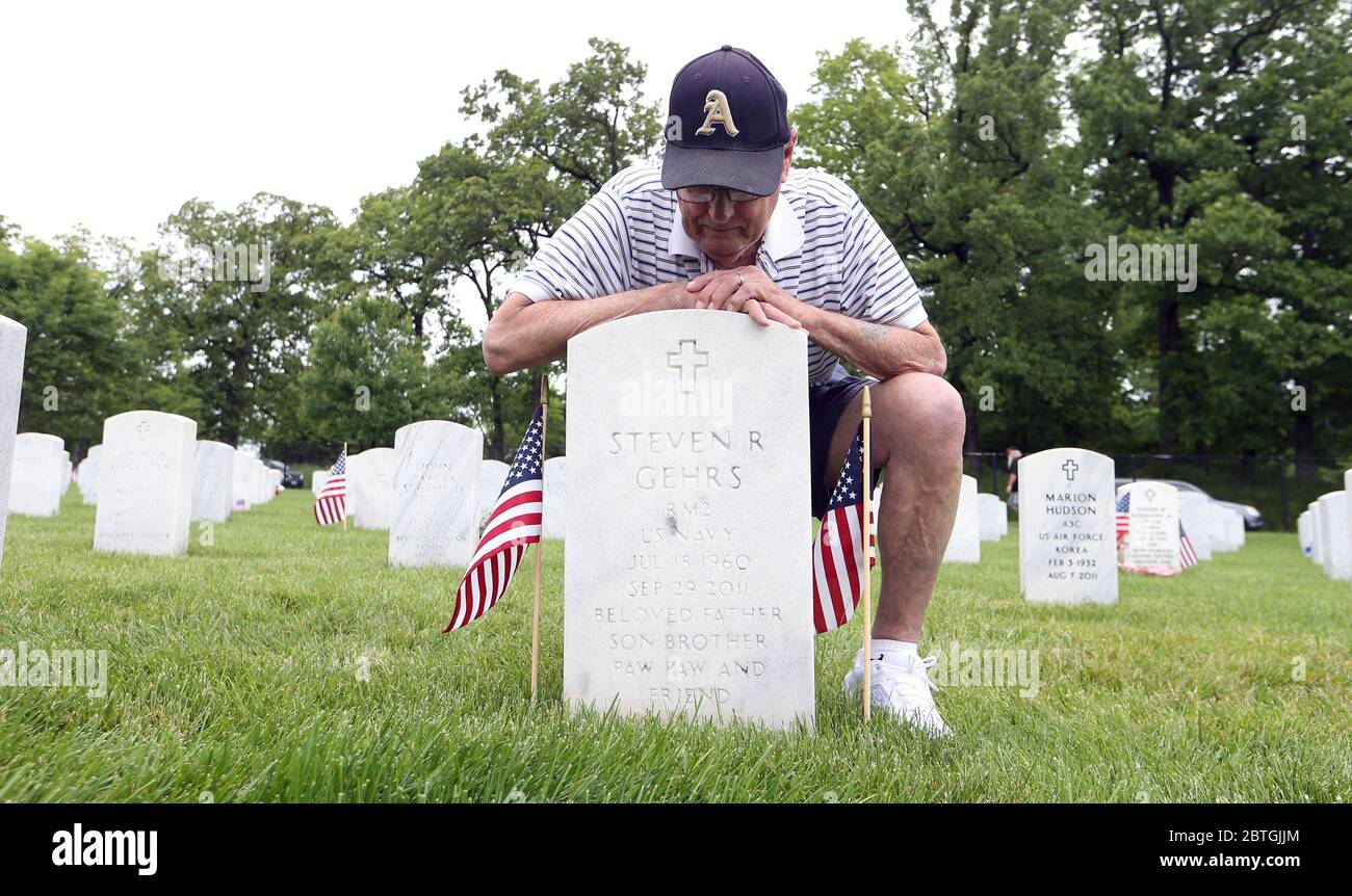 Lemay, United States. 25th May, 2020. Nick Gehrs, father of deceased ...