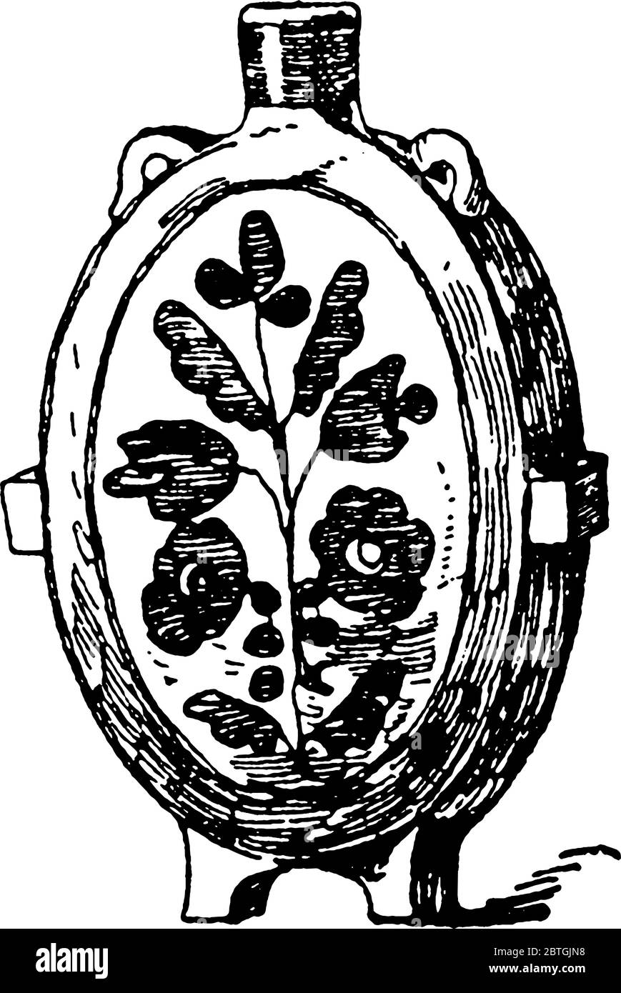 Clay flask Stock Vector Images - Alamy