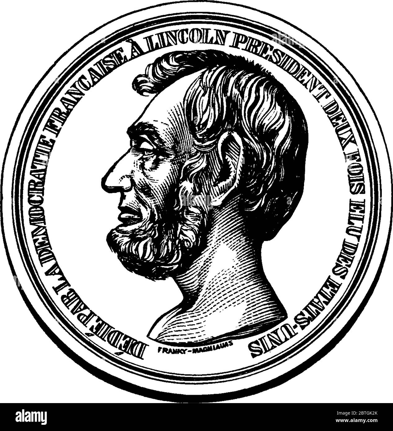 French Democrats testified their appreciation of Lincoln's character ...