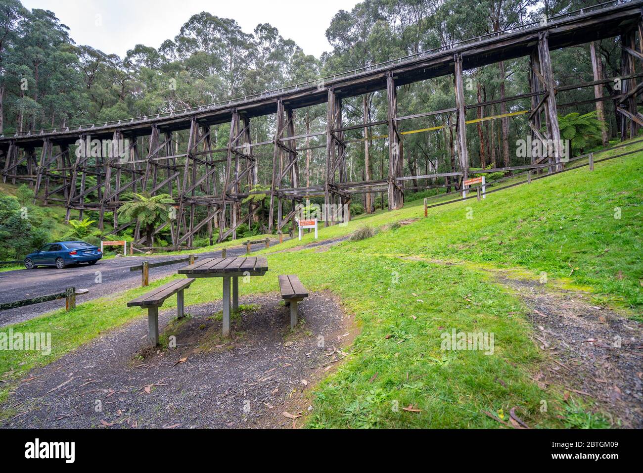 Noojee, Victoria, Australia - Picnic area near the Historical Noojee ...